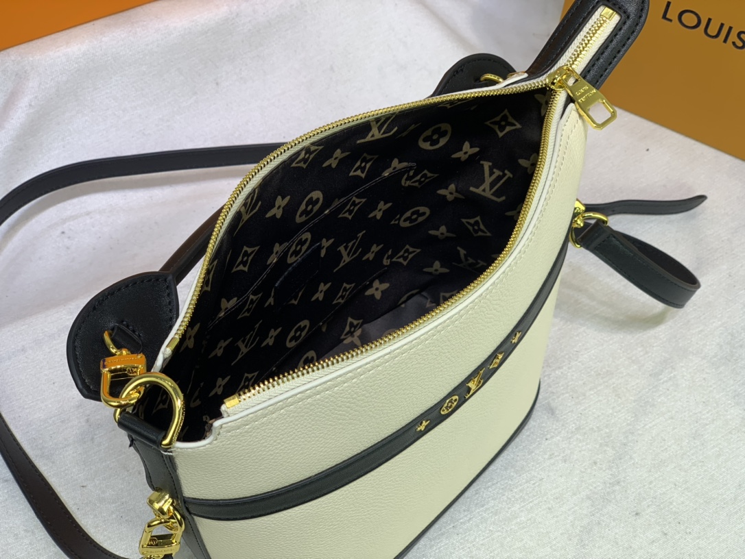 Louis Vuitton Cruiser PM Tasker sort/hvid – Replika tasker
